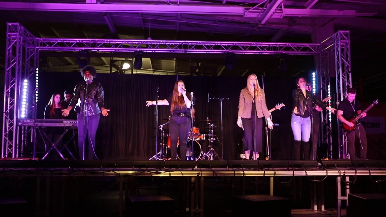 Kelsey singing CBU Pop Band A 2019 "Blame it on the Boogie" - YouTube