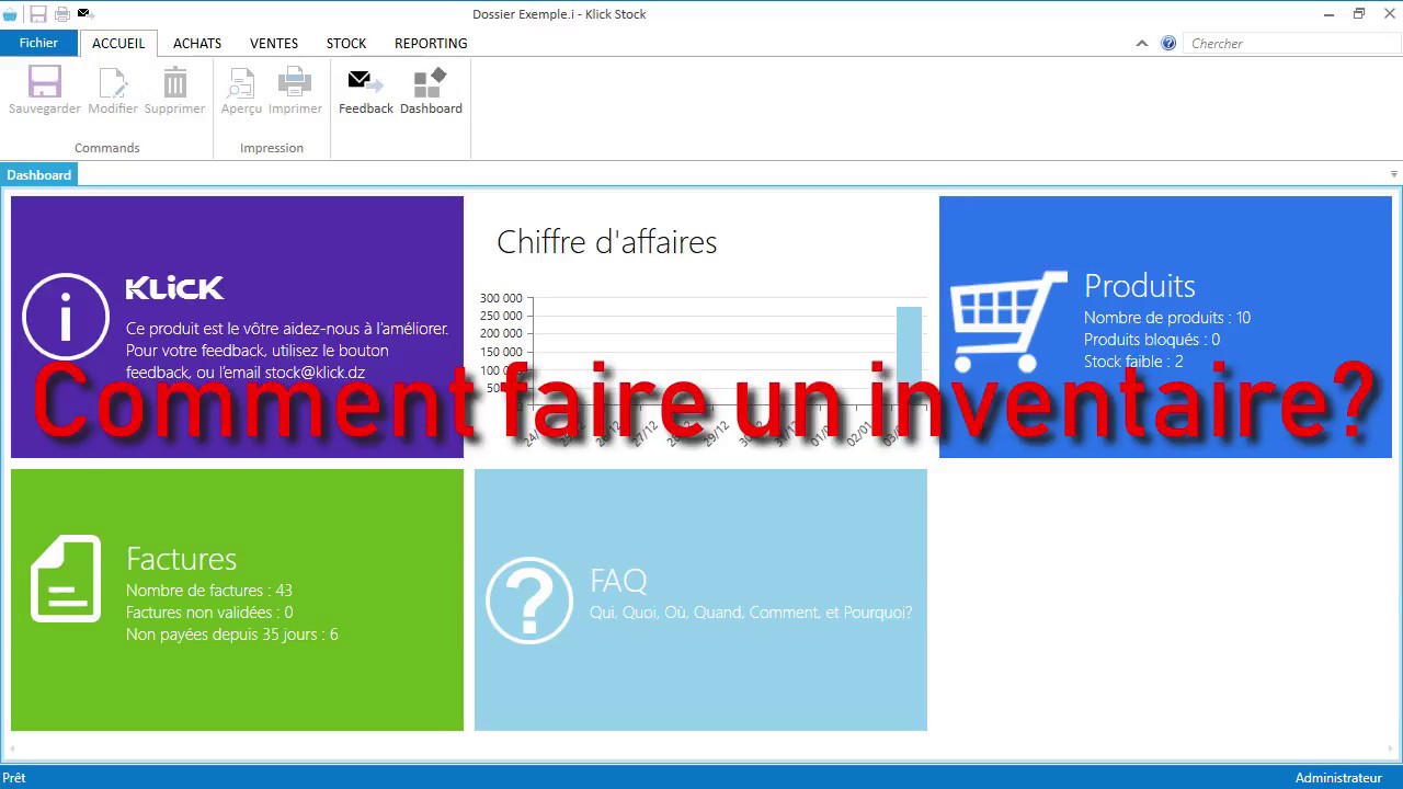 Comment faire un inventaire? - YouTube