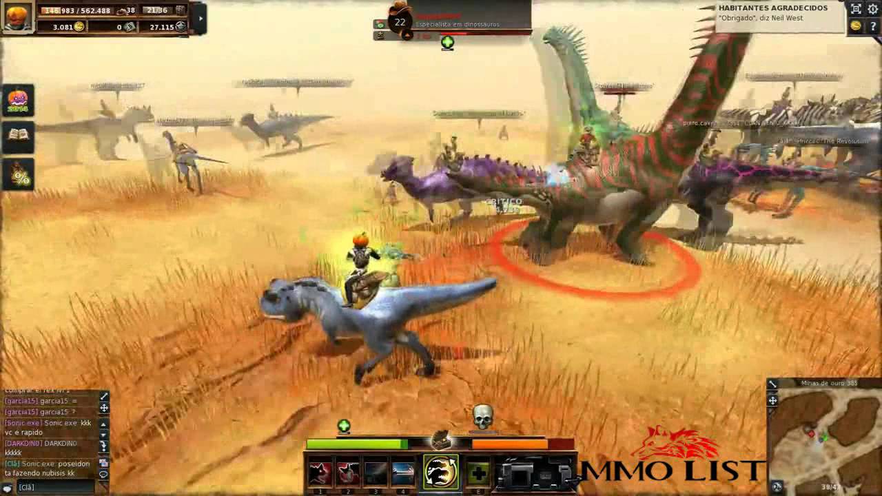 Dino Storm T-Rex Teaser of the free browser game Trailer - YouTube