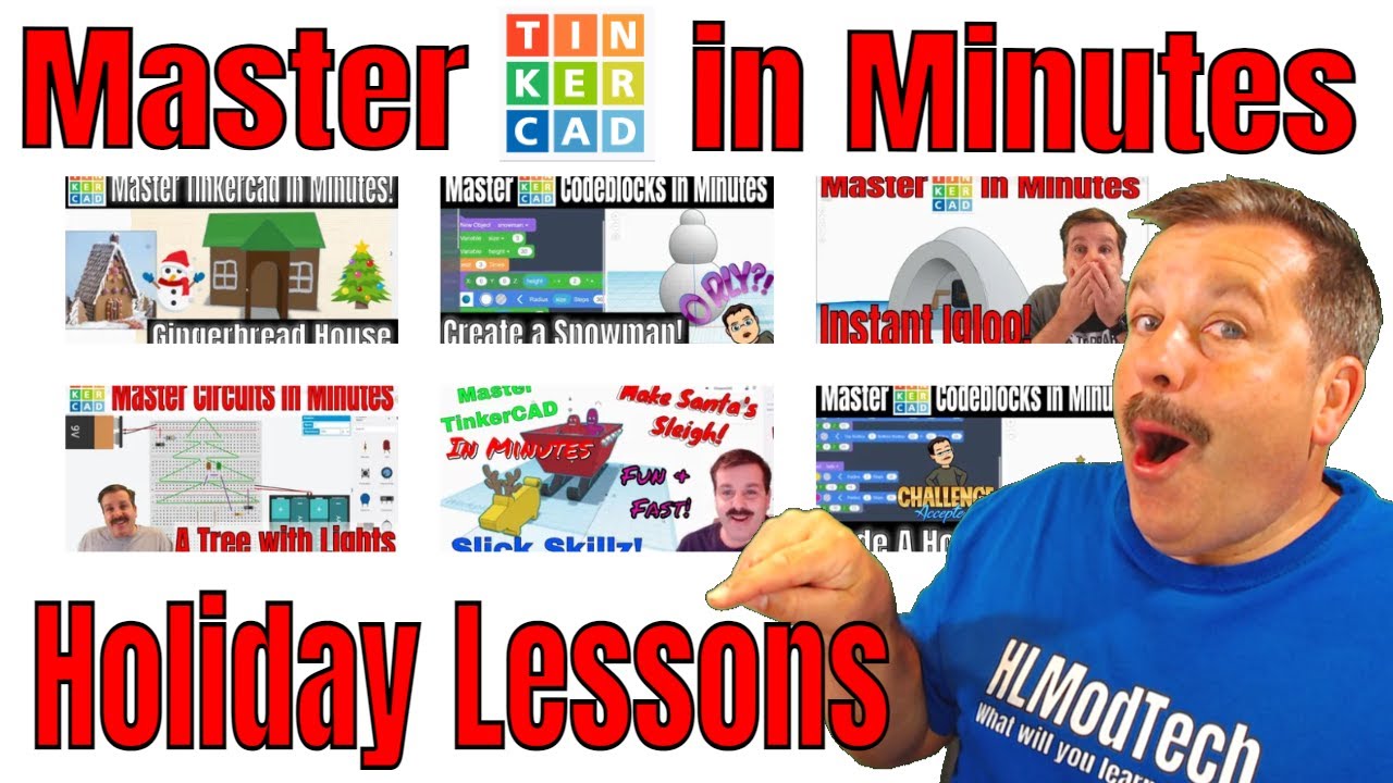 Simple Steps to Find HLModTech Holiday Tinkercad Tutorials - YouTube