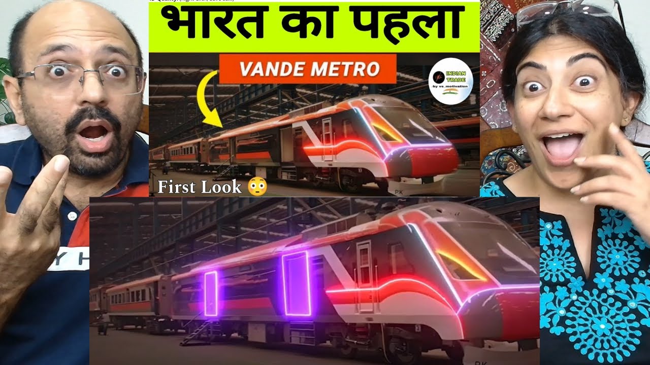 Vande Metro Train First Look😍 | Vande Metro Launch In India | Vande ...