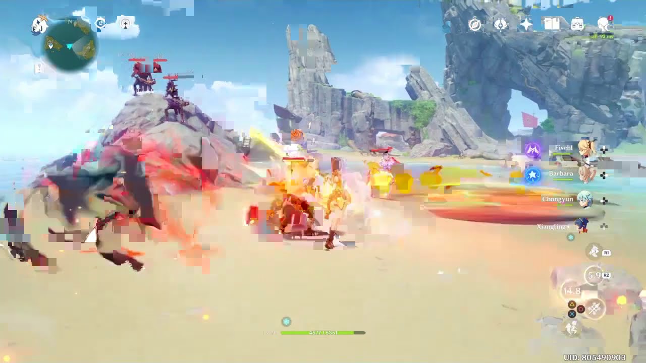 Genshin impact : jalan ke domain of guyun - YouTube