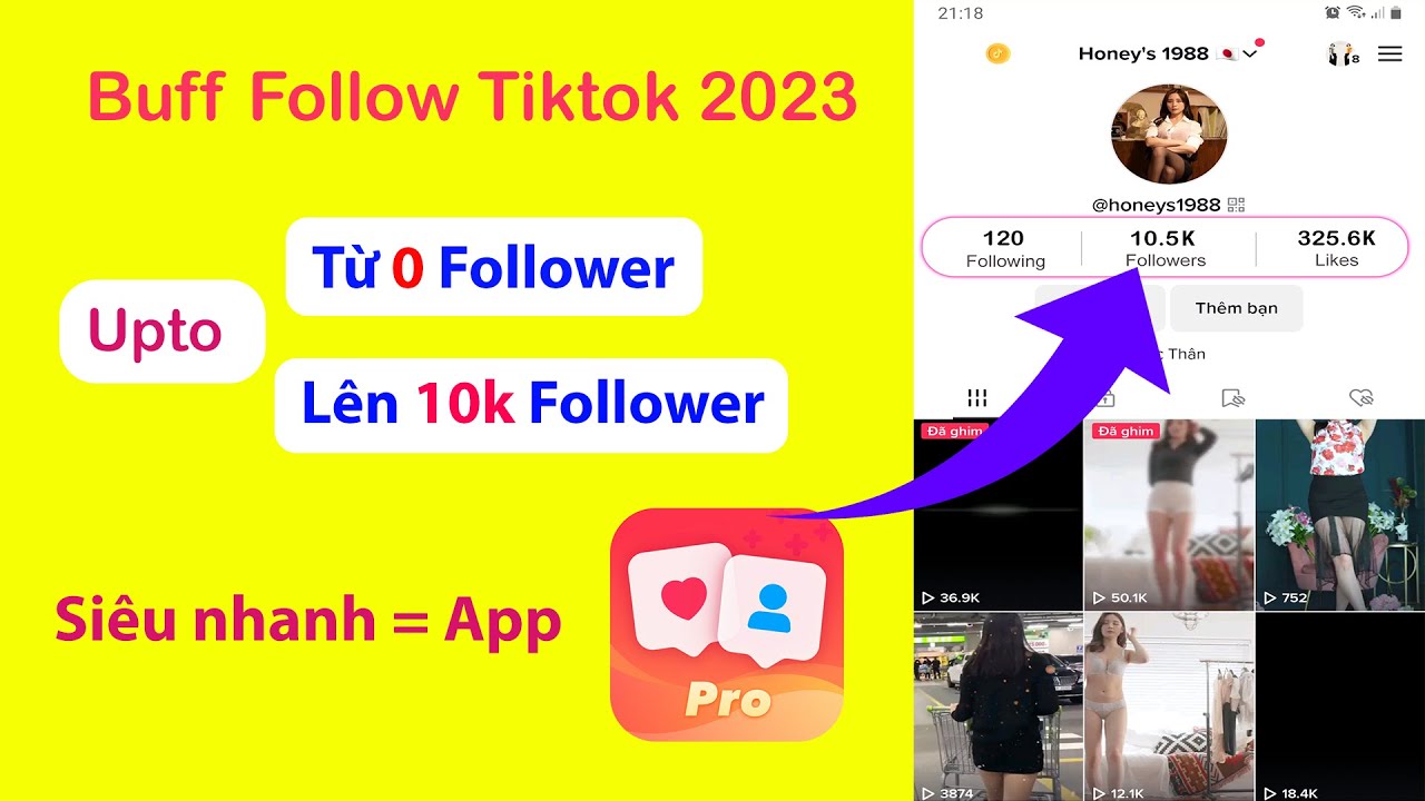 Cách Buff Follower Tik tok Cực Nhanh Bằng App Này - YouTube