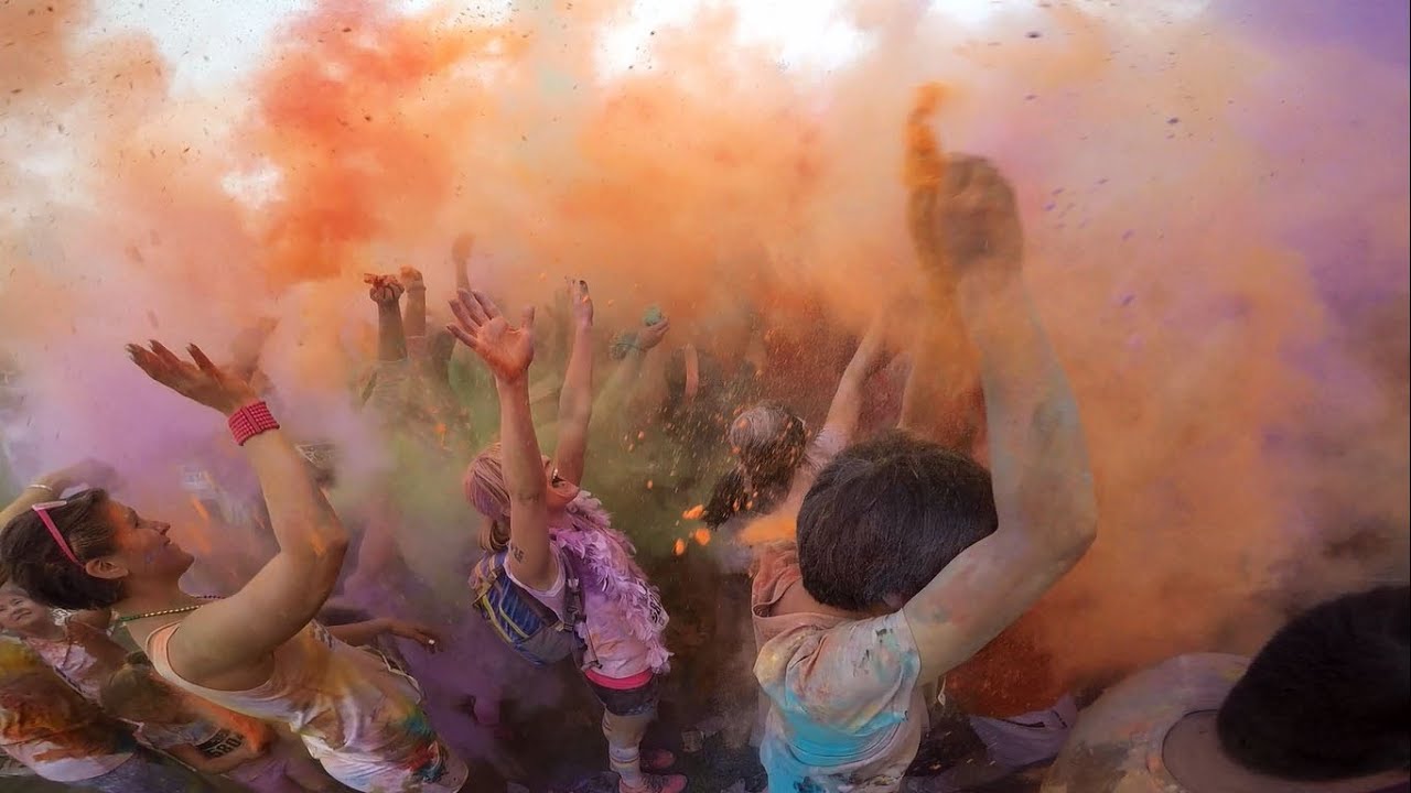 Color Me Rad 5K Race - AWESOME!!! - YouTube