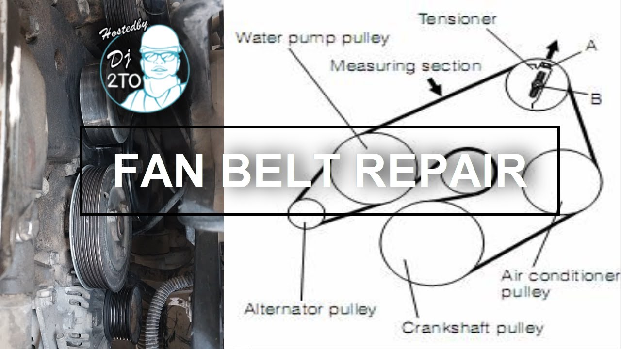 FAN BELT INSTALLATION GUIDE - YouTube