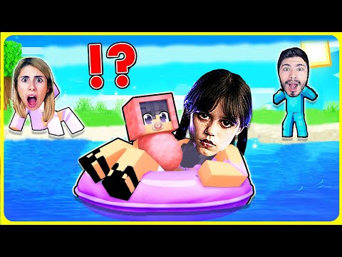WEDNESDAY YAZ TATİLİ YAPTI - MİNECRAFT