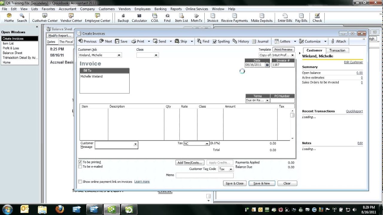 Handling Customer Job Deposits in QuickBooks - YouTube