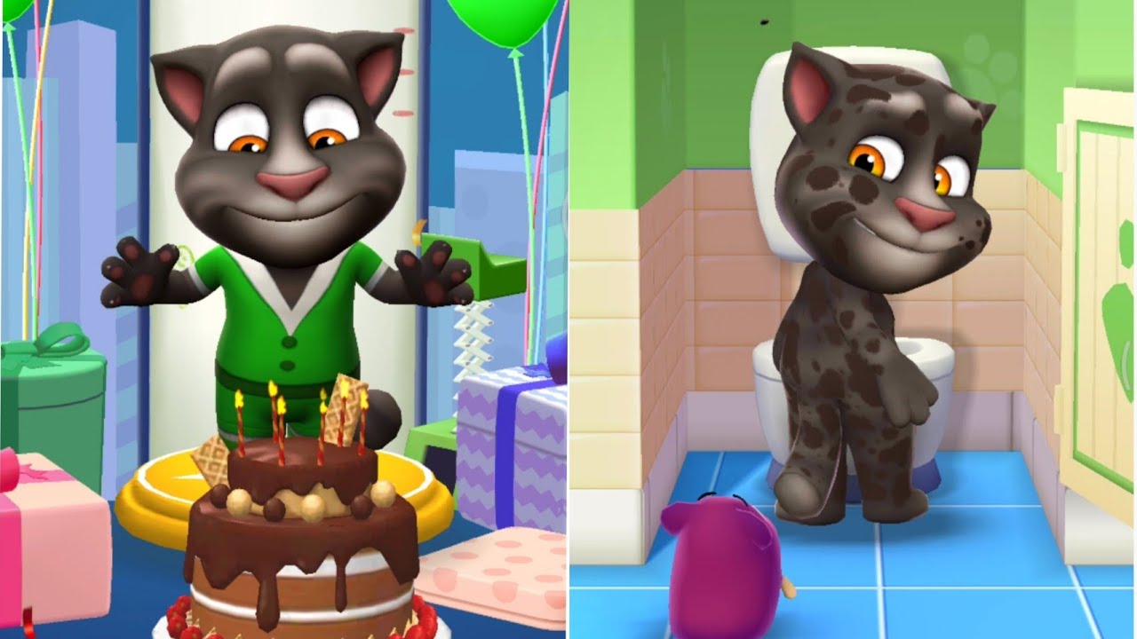 My talking tom cat Happy birthday #15 #youtube#mytalkingtom2 - YouTube