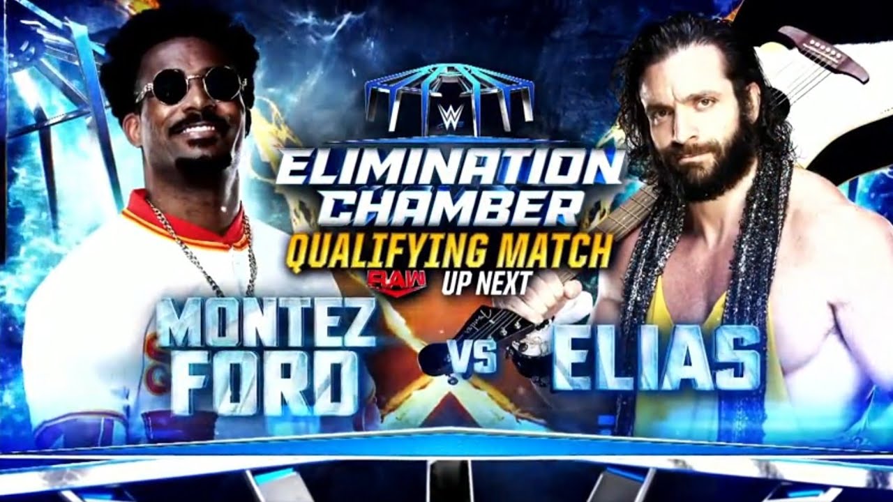 Montez Ford Vs Elias Clasificación a Elimination Chamber 2023 - WWE Raw ...