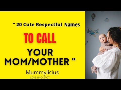 20 Cute and Lovely Contact Names for MOM / Mother in 2022 || 20 Names ...