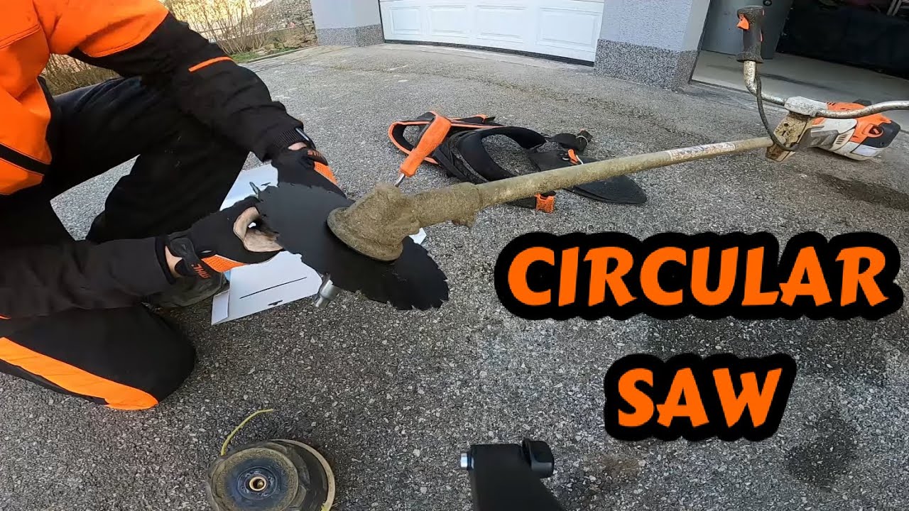 STIHL FS-360 circular saw blade TEST 2023 - YouTube