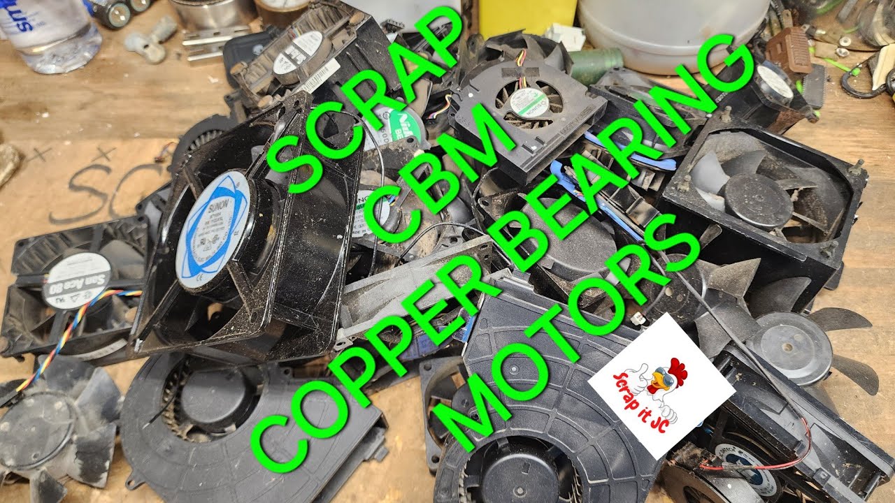 Scrapping CBM copper bearing motors.. #howto - YouTube