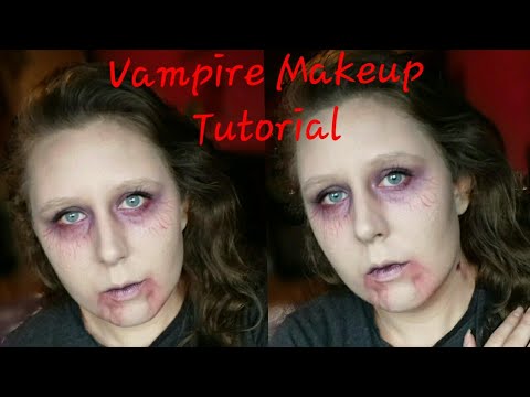 Vampire Halloween Makeup (Easy) - YouTube
