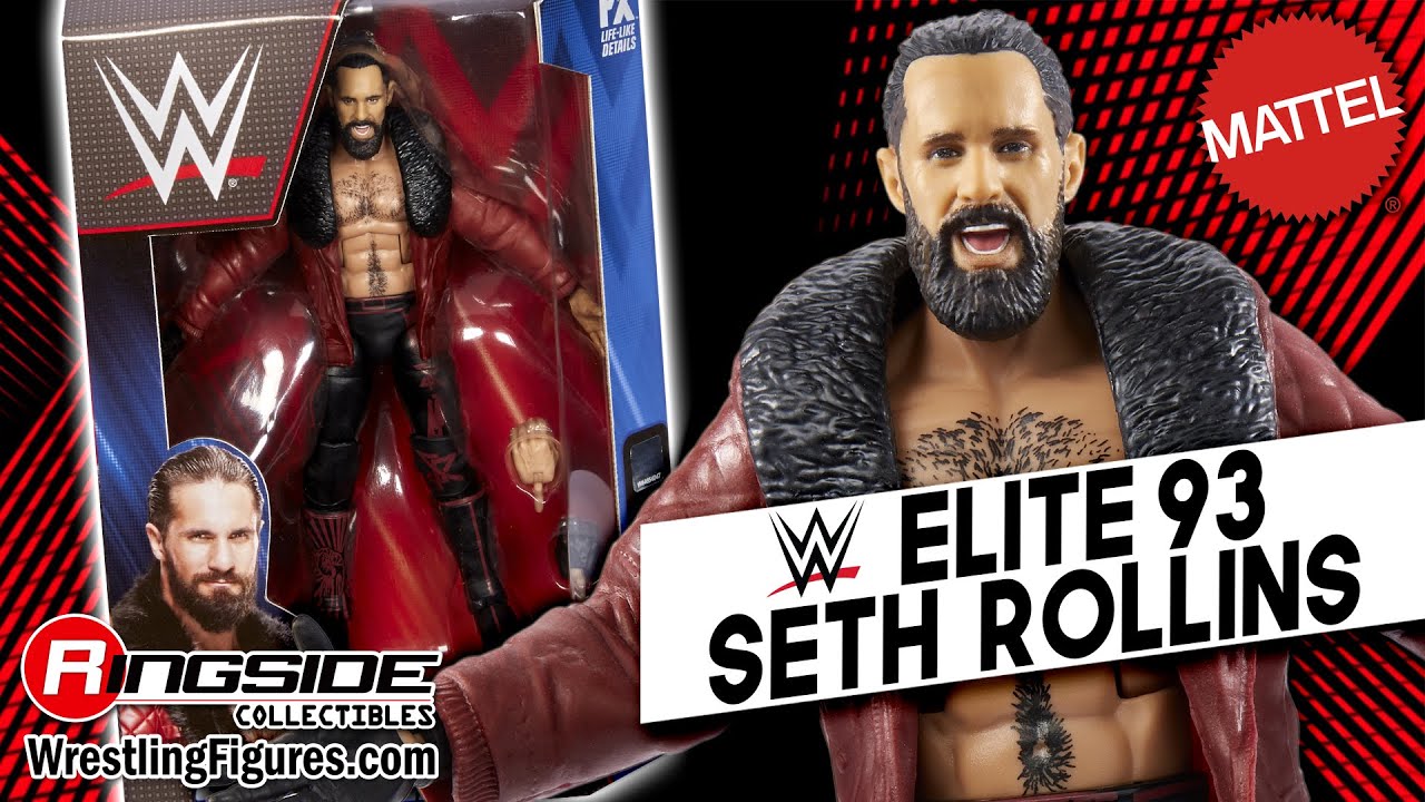 WWE Figure Insider: Seth Rollins - Mattel WWE Elite 93 Wrestling Action ...