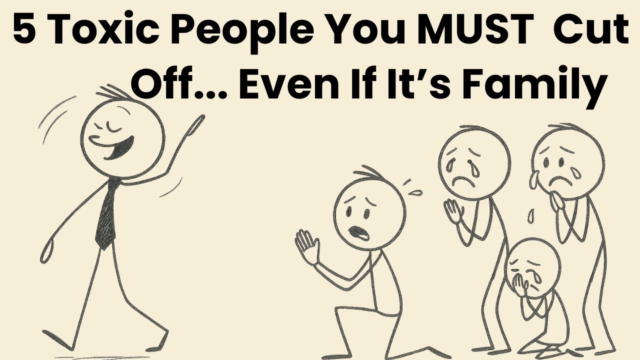 5 Types of People You Must Cut Off Immediately ! HUMAN PHILOSOPHY - YouTube