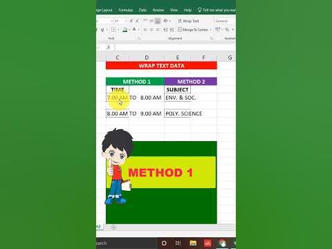 Wrap Text Shortcut Key in Excel #excel #shorts #exceltips #exceltricks #spreadsheets - YouTube