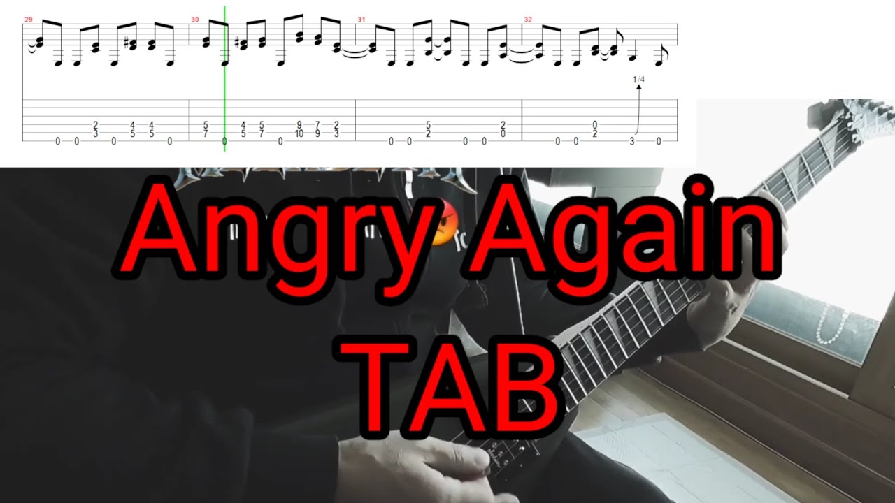 [TAB] Angry Again - Megadeth - YouTube