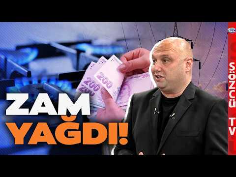 Doğalgaz ve Elektriğe Dev Zam! Ünlü Ekonomist TÜİK'i Tiye Aldı! Zam Gerçeklerini Açıkladı