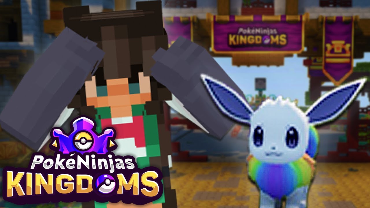 WE GOT RAINBOW EEVEE?! - Pokeninja's Kingdoms Pixelmon Ep.3 - YouTube