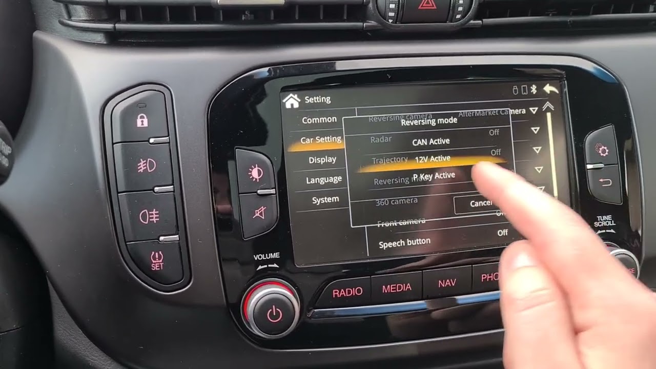 ENG-Custom Giulietta Reverse camera settings - YouTube