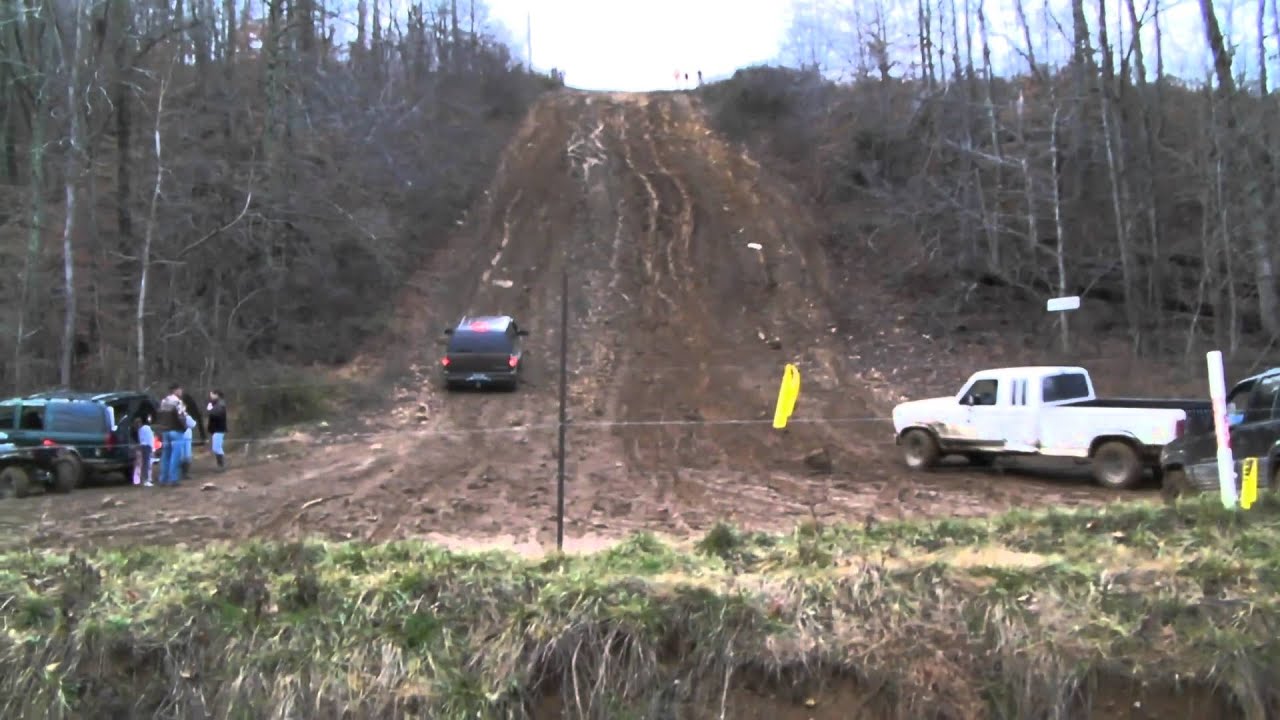 Stock 4x4 Chevrolet Tahoe climbing Horsepower Hill and Ford F150 ...