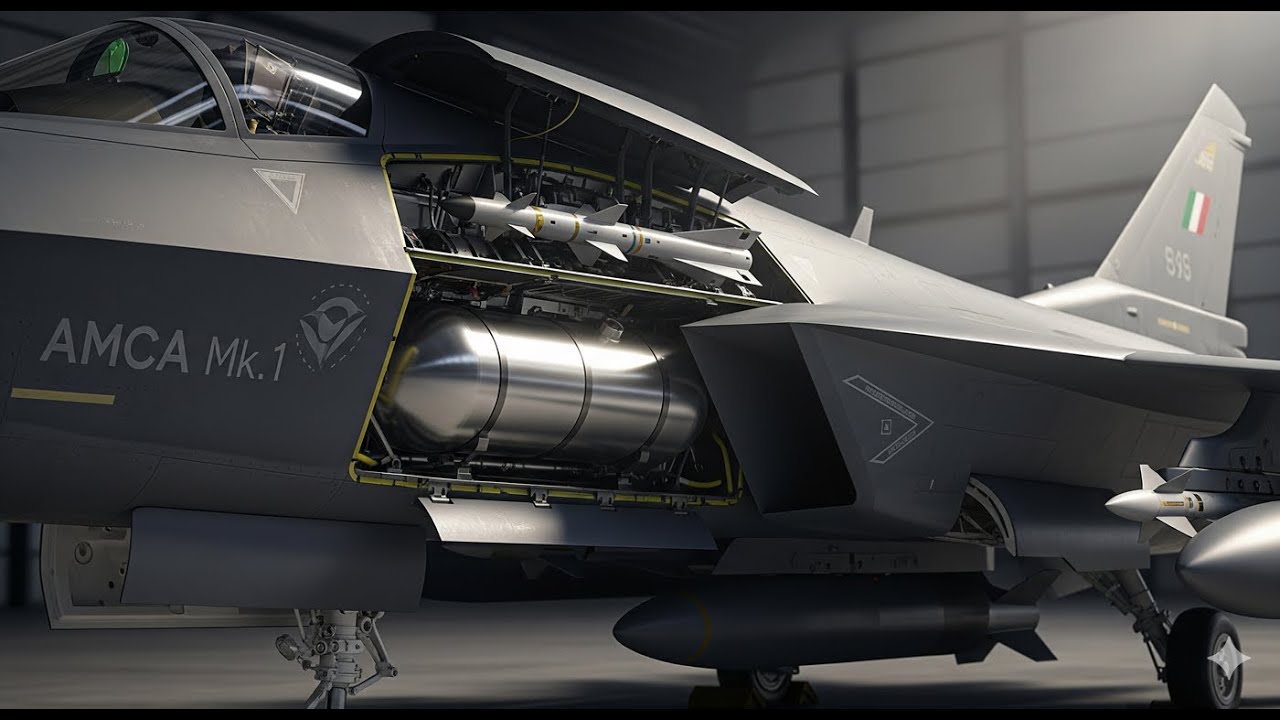 India's AMCA Reveals World's First Internal Fuel Tank Design In Weapons ...