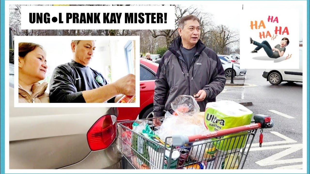 BUHAY EUROPE: UNG L PRANK + GROCERY SHOPPING | ANG REACTION NI MISTER ...