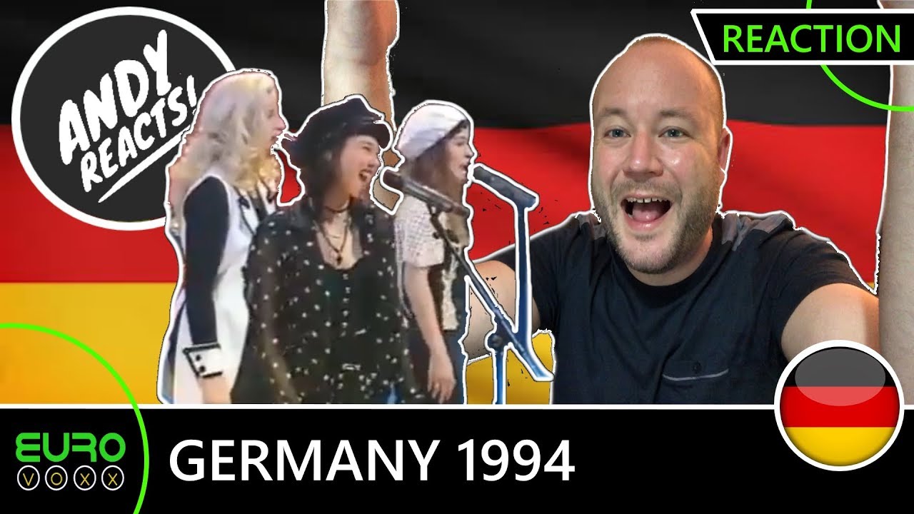 ANDY REACTS! GERMANY EUROVISION 1994 REACTION! - YouTube