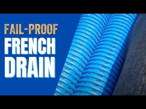 Best French Drain System Built To Last Forever - Kill Off Tree Roots ...
