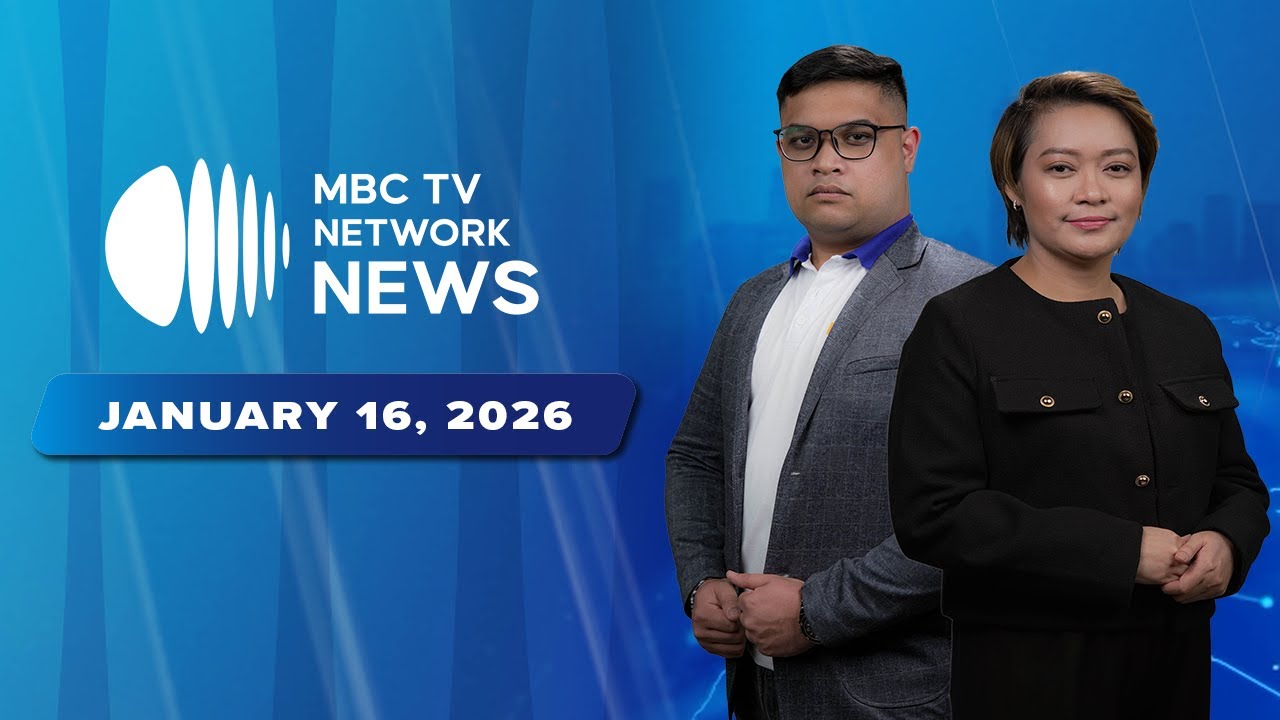 MBCTV Network News | January 16, 2026 - YouTube