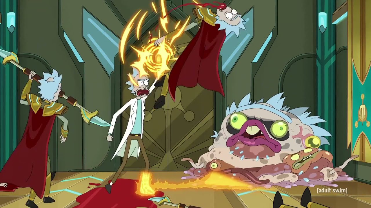 Rick C-137 vs Ricks of Evil Morty - YouTube