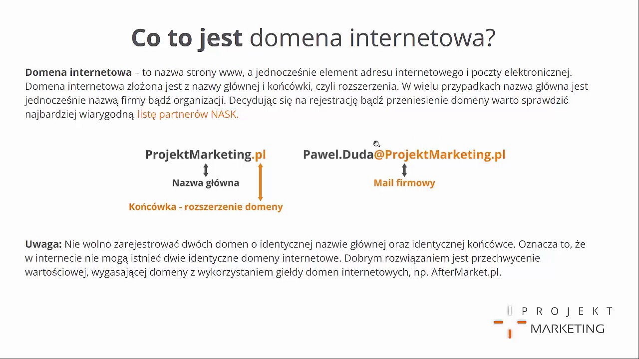 Co to jest domena internetowa? - YouTube