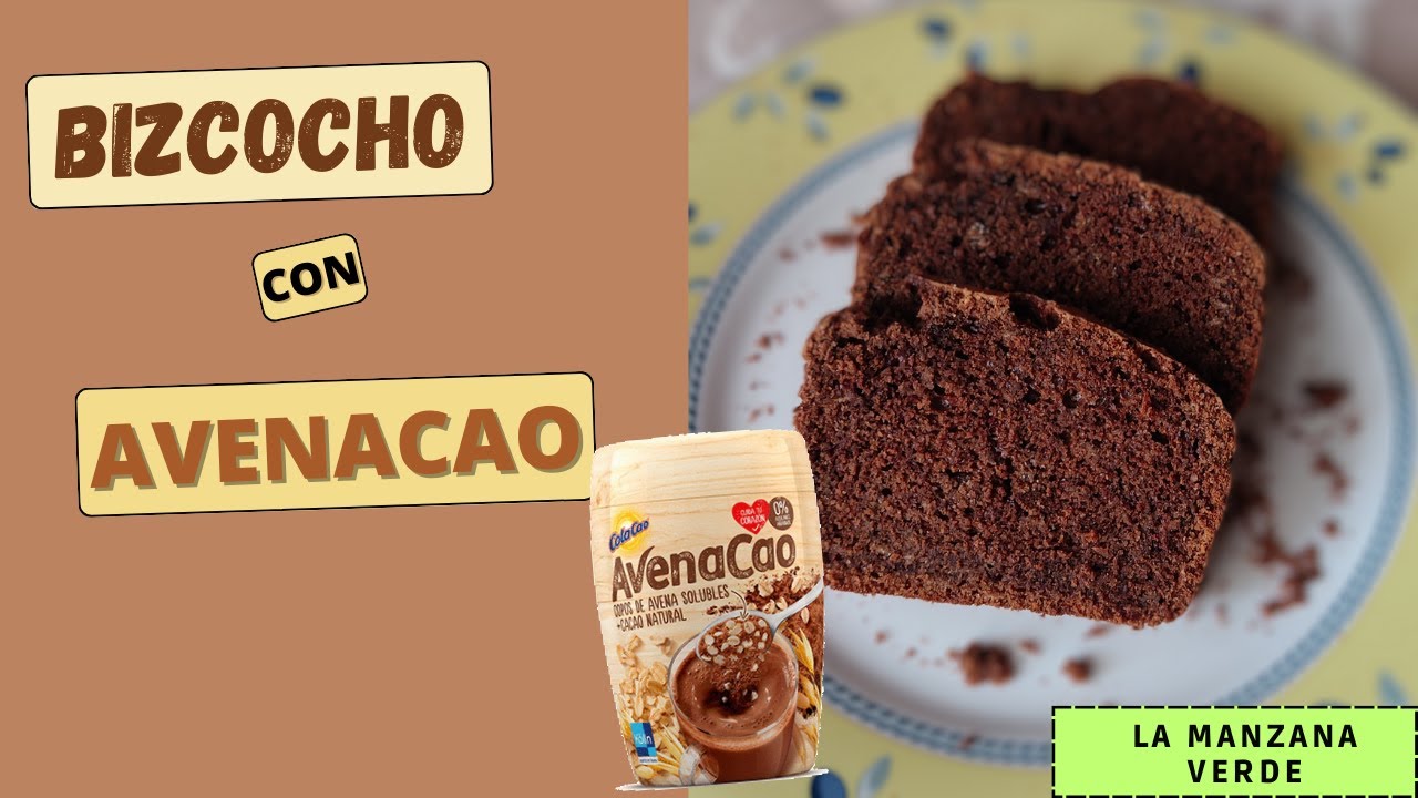 DELICIOSO BIZCOCHO CON AVENACAO - LA MANZANA VERDE - YouTube