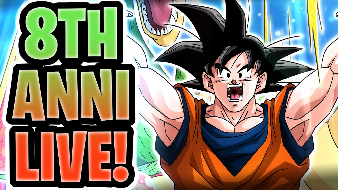 8th ANNIVERSARY OFFICIAL LIVE STREAM REACTION! | Dragon Ball Z Dokkan ...