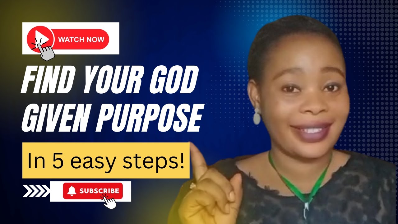 Find your God -Given purpose - YouTube