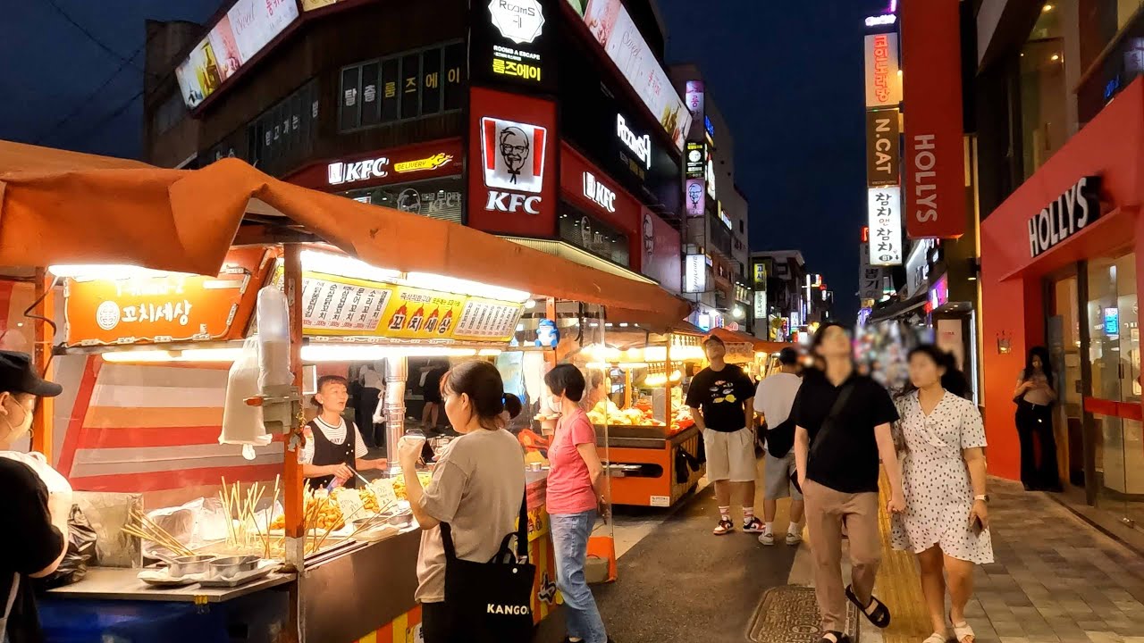 수원역 핫플레이스 로데오거리 야경 Suwon Station Hot Place Rodeo Street Night View ...