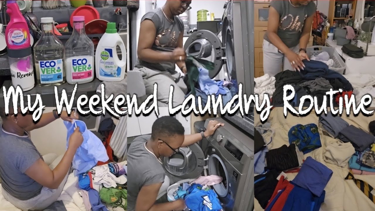 My Weekend Laundry Routine - YouTube