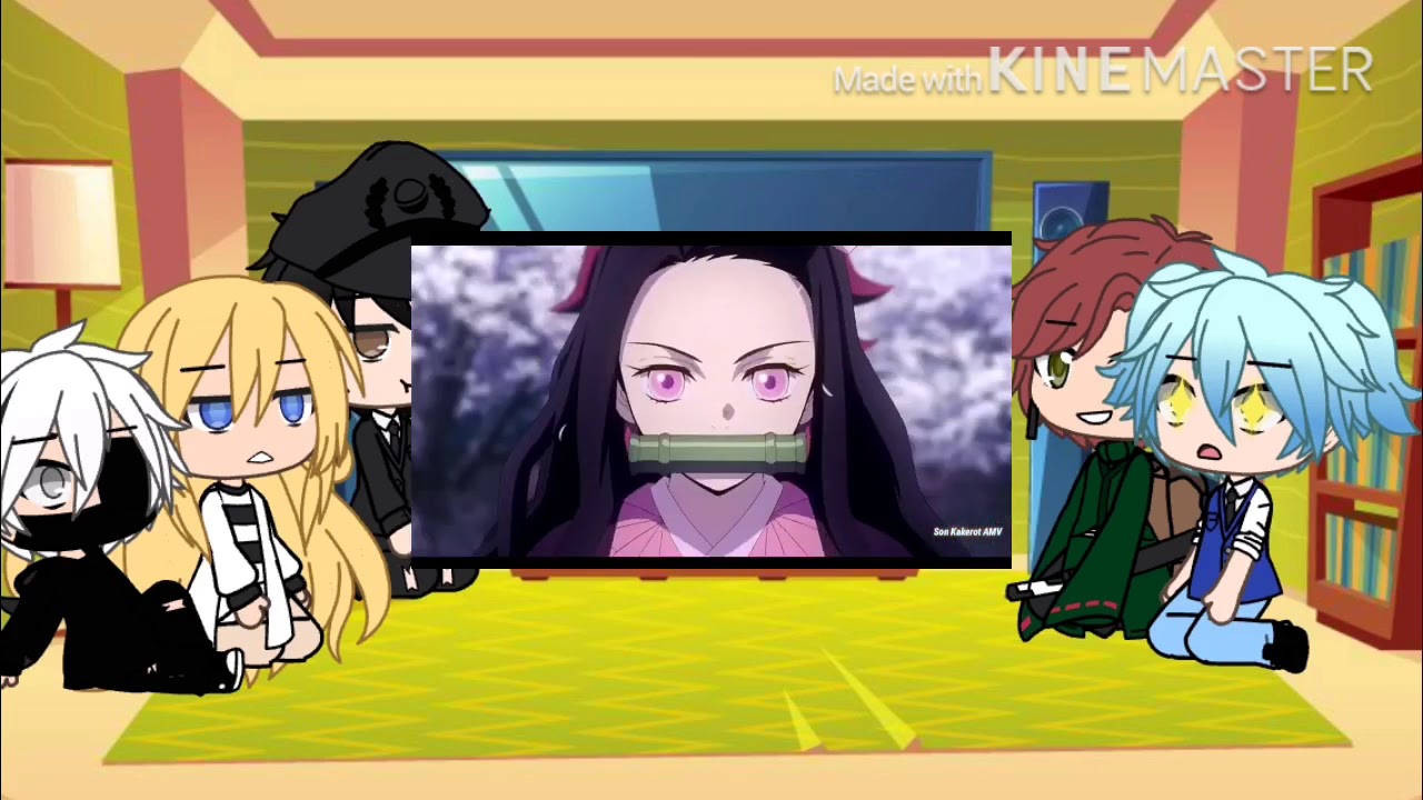 Anime protagonists react to avm - YouTube