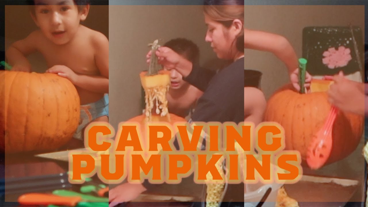 Pumpkin Carving with My Kids 2020 | Pumpkin Carving 2020 | Vidy G - YouTube