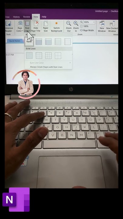 how to add rule lines in Microsoft OneNote? #shorts - YouTube