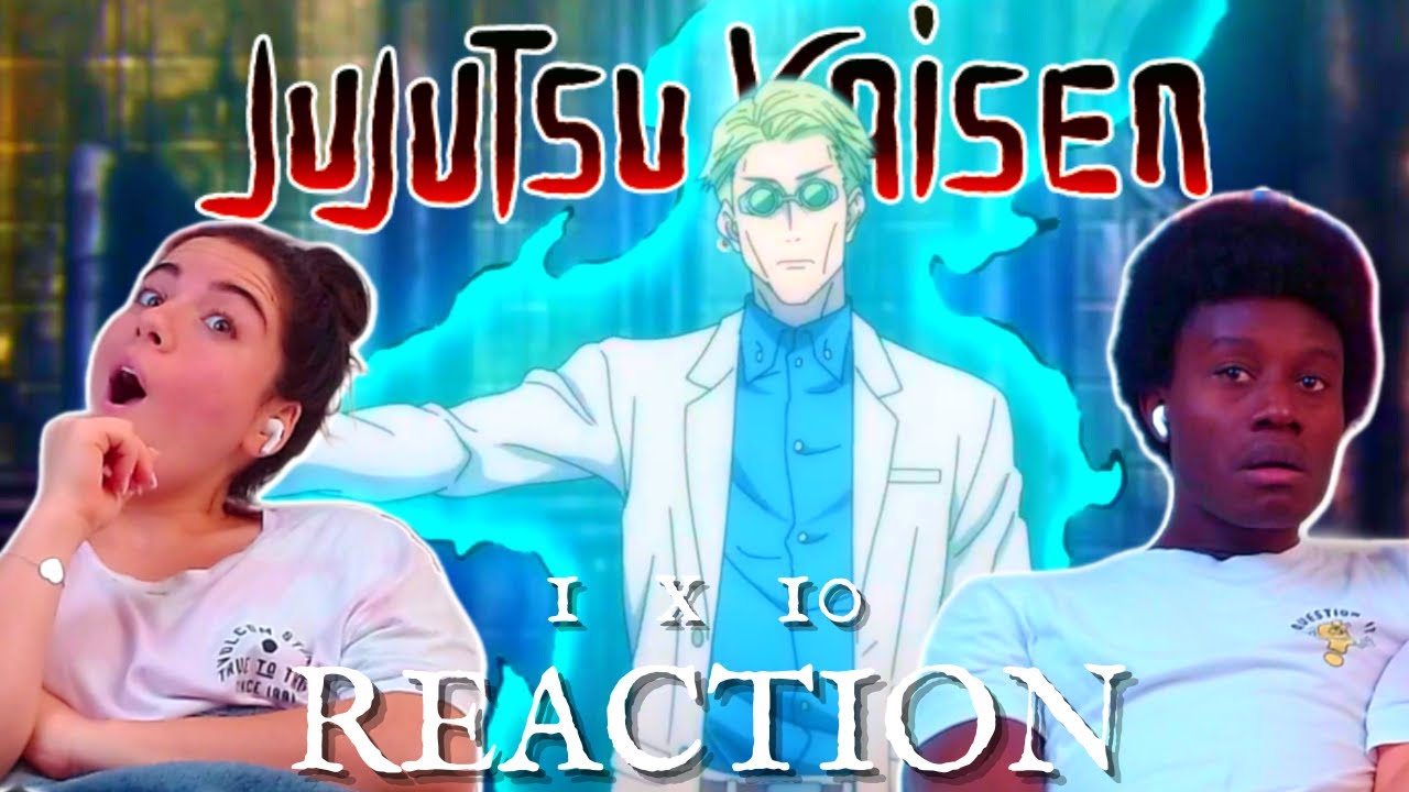 AOT FANS WATCH JUJUTSU KAISEN (EPISODE 10) REACTION - YouTube