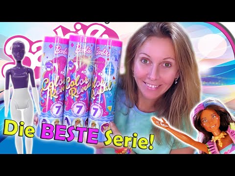 Barbie Color Reveal Monochrome Neon Serie 5 👭 Barbie Puppen auspacken🌈 Unboxing deutsch