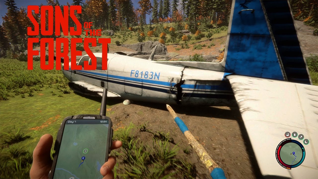 We found a Plane CRASH in Sons of the forest | Part 5 - YouTube