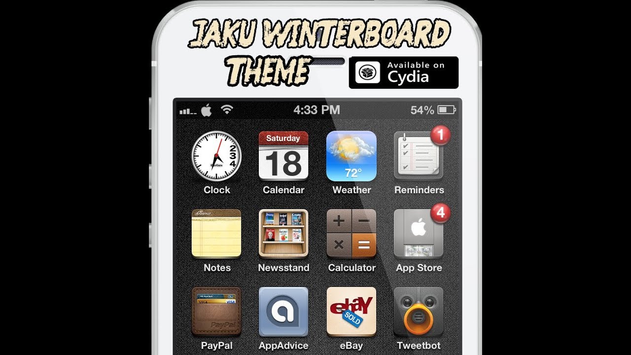 Favorite iOS 6 Winterboard Theme May 2013: Jaku Winterboard Theme ...