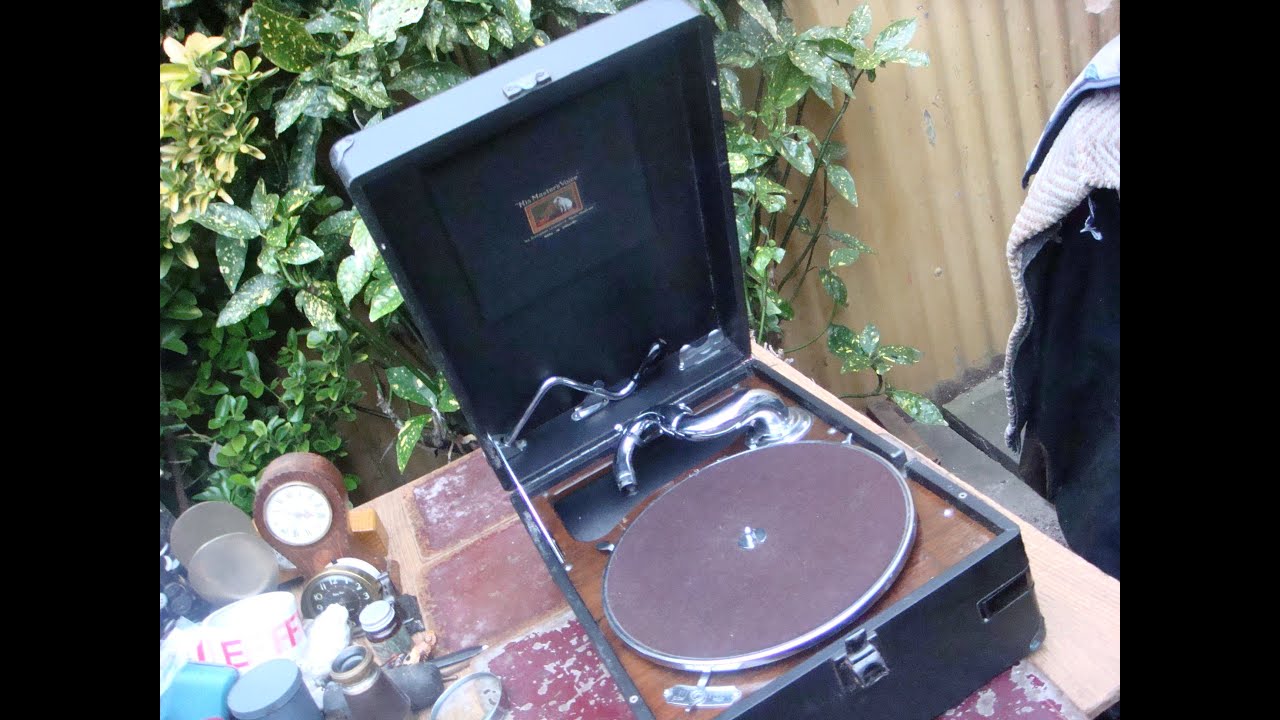 VINTAGE HMV / HIS MASTER'S VOICE GRAMOPHONE MODEL 102 No HAVE SOUND BOX ...