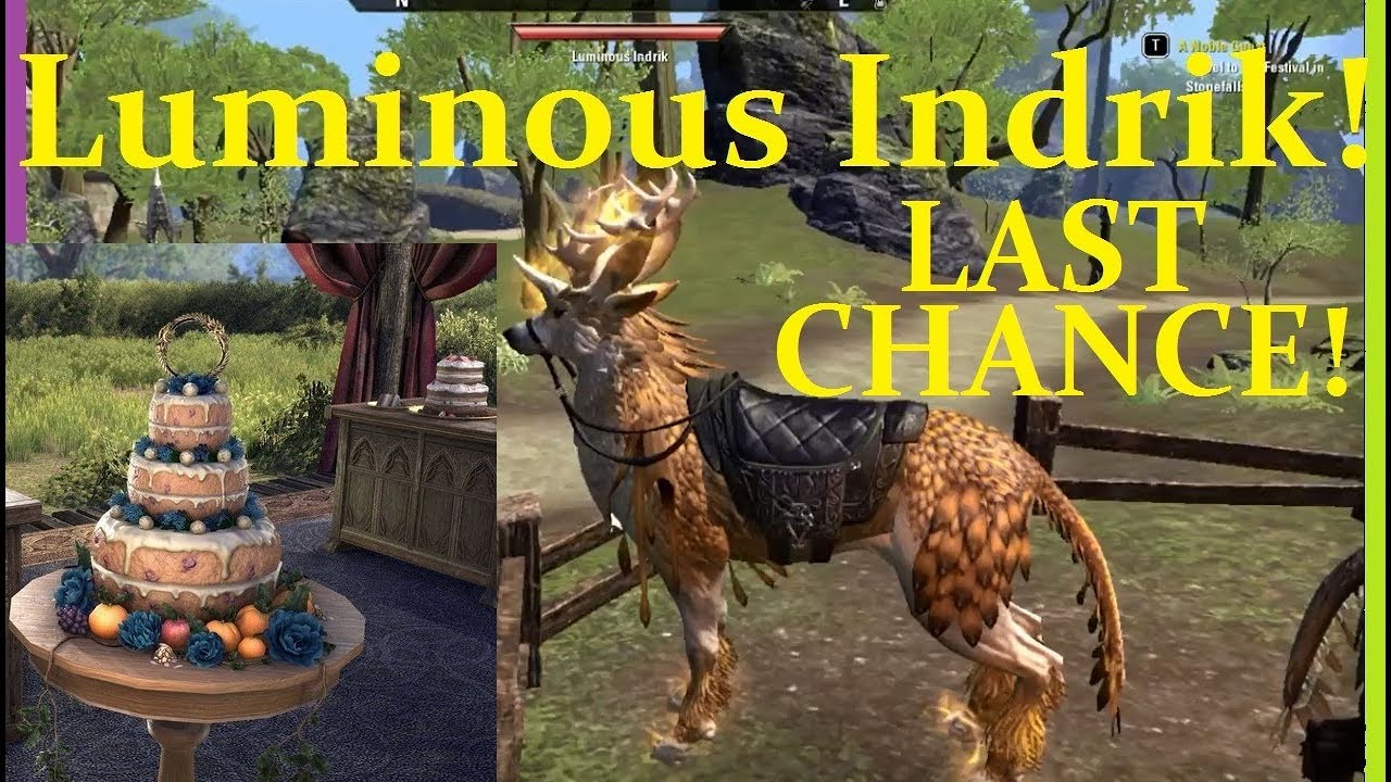 ESO - LUMINOUS Indrik! (Tickets, Berries, Guide) Event - Elder Scrolls ...