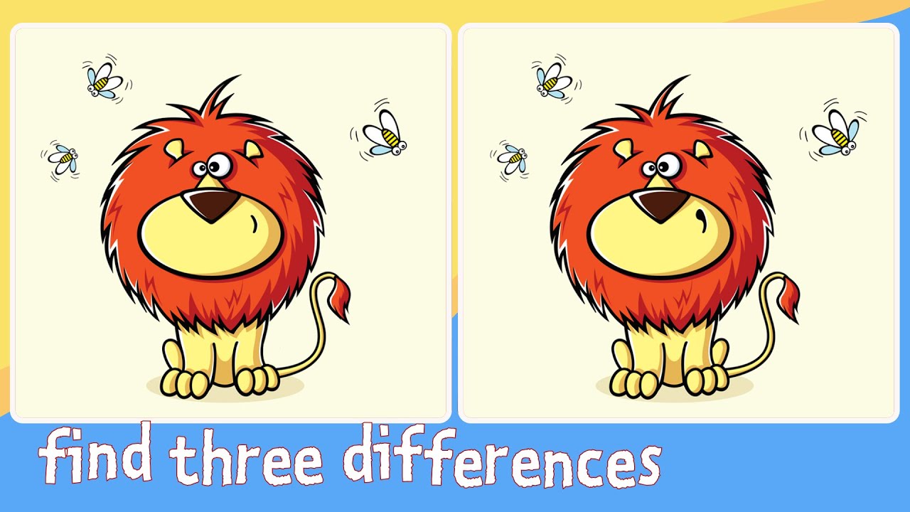 BRAIN GAME--Find Three Differences--#36 - YouTube
