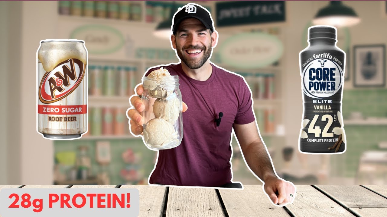 Root Beer Float Ice Cream | Ninja Creami Protein Ice Cream Recipe - YouTube