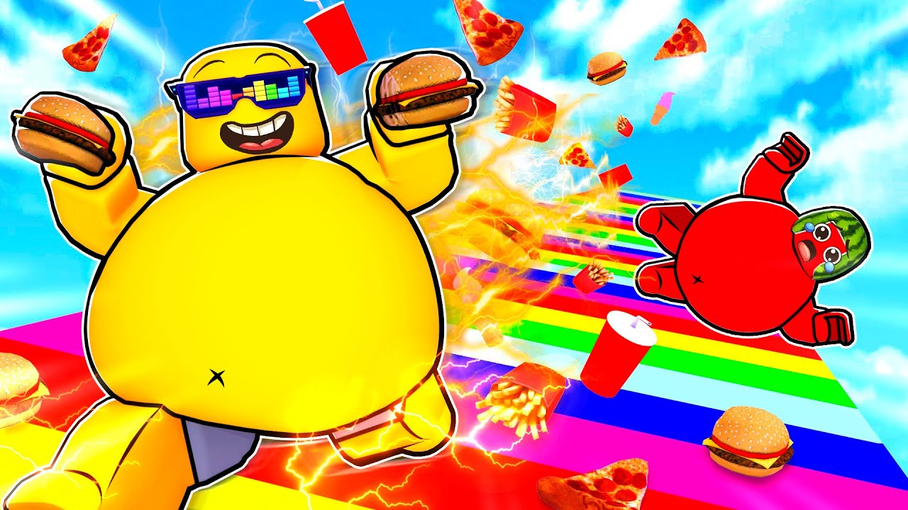 Becoming the FATTEST in Roblox (FAT RACE CLICKER) - YouTube