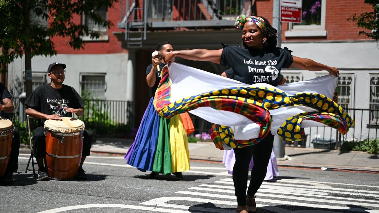 Bombazo Dance Co Community Workshop And Dance Performance - YouTube